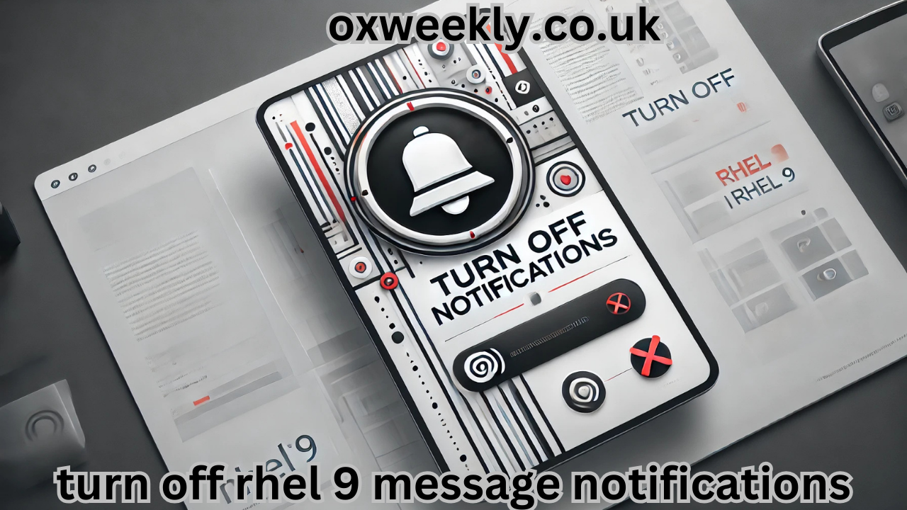 Turn Off RHEL 9 Message Notifications: A Comprehensive Guide - OXford ...