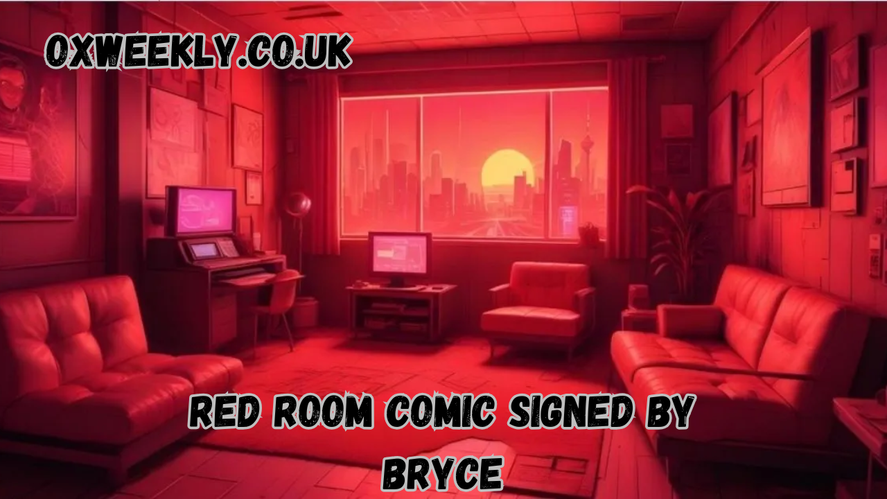 Red Room Comic Signed by Bryce - OXford Weekly
