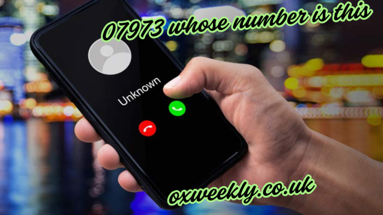 07973 – Whose Number Is This? Check Caller Details - OXford Weekly